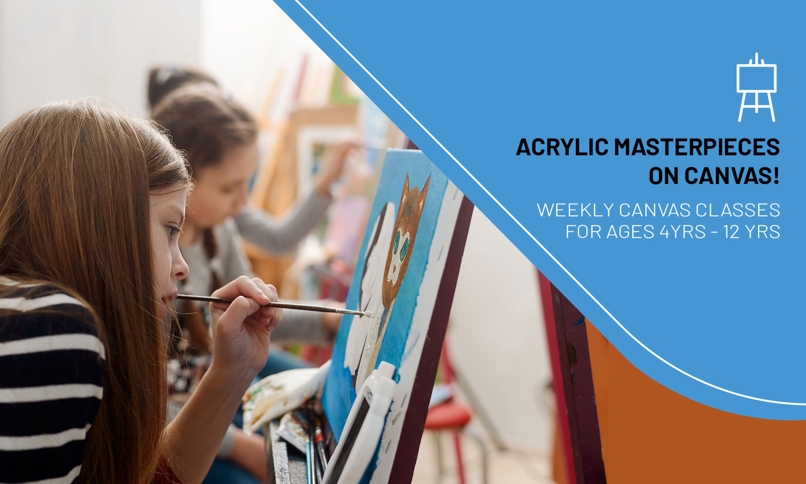 Kids canvas painting classes in Singapore | Abrakadoodle